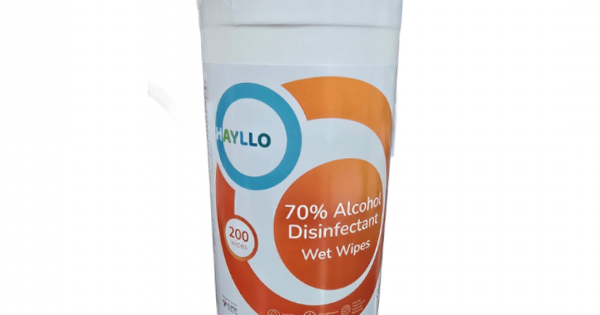 HAYLLO 70% Alcohol Disinfectant Wipes - 381629