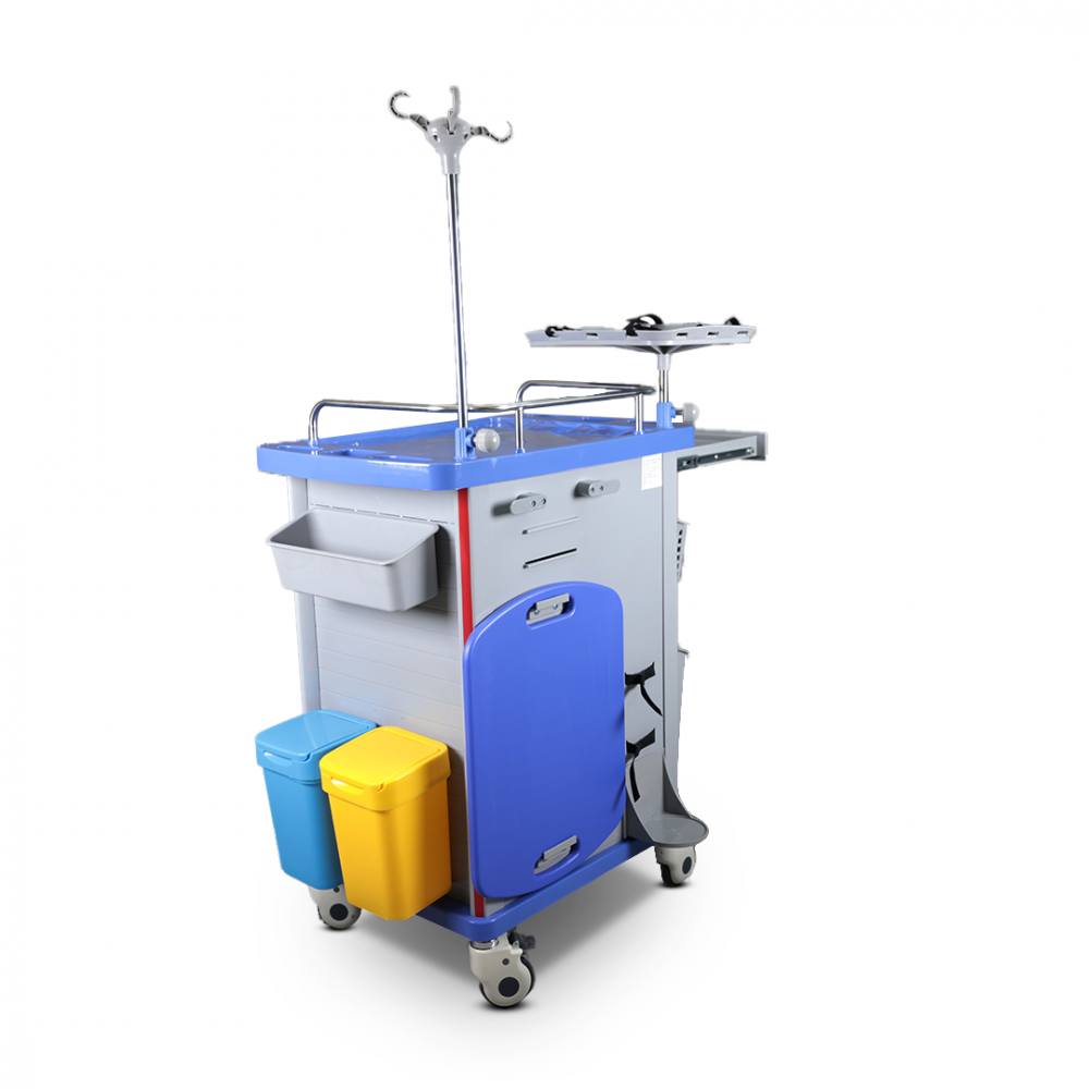 Crash Cart for hospitals and emergency departments - EMERGENCY TROLLEY